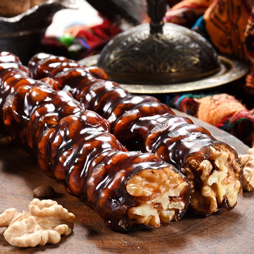 Toptan Kelebek Cevizli Bol Pekmezli Sucuk-Özgür Leblebi